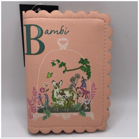 Disney | Bags | Disney Bambi Storybook Wallet Floral Vintage ...